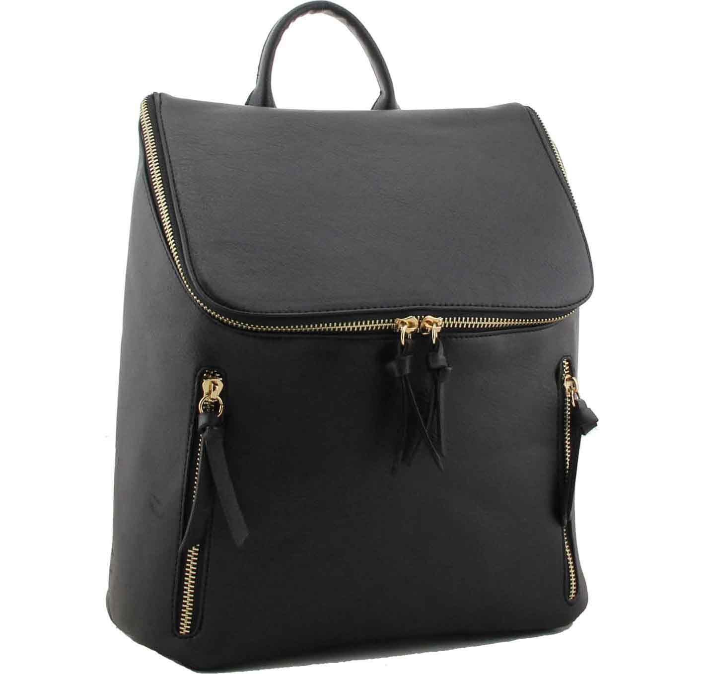 1652 - Tammy fashion designer backpack black - Bagzone - Supplier of ...