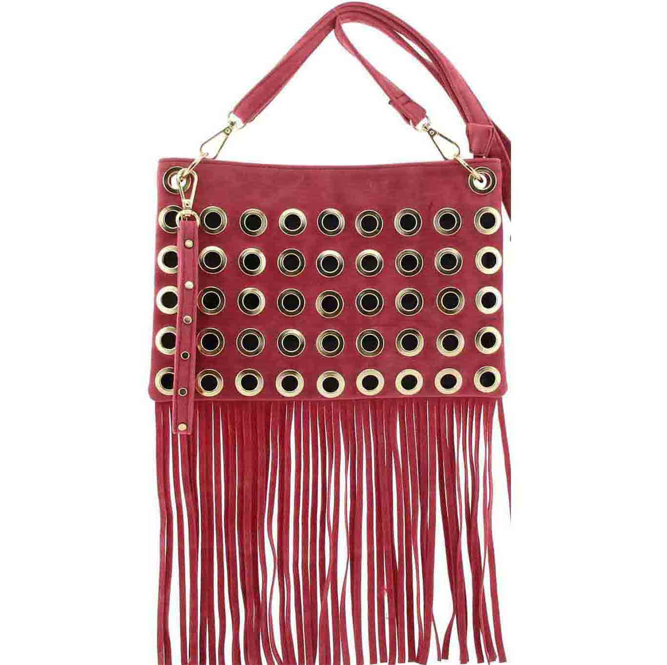 273 Fashion Suede handbag fuchsia - Bagzone - Supplier of Wholesale ...