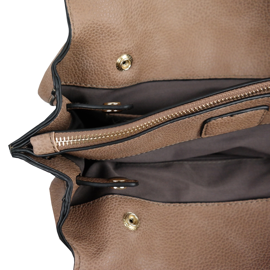 100 Mink 3 Section Shoulder Bag - Bagzone - Supplier of Wholesale ...