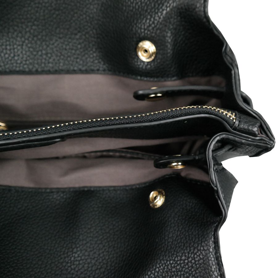 100 Black 3 Section Shoulder Bag - Bagzone - Supplier of Wholesale ...