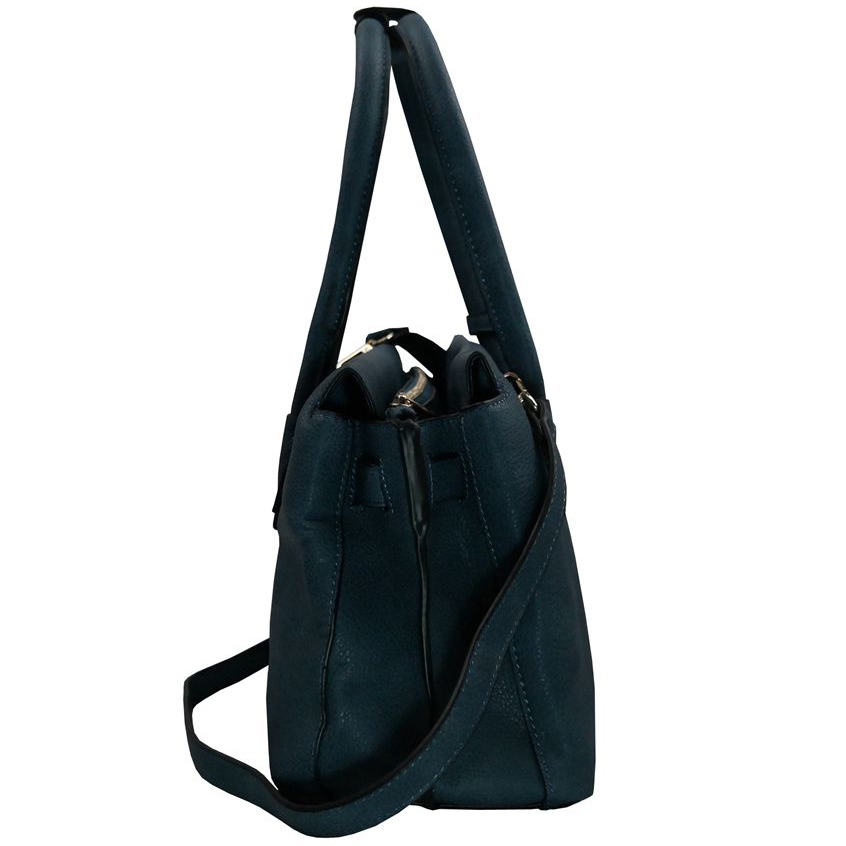 100 Blue 3 Section Shoulder Bag - Bagzone - Supplier of Wholesale ...