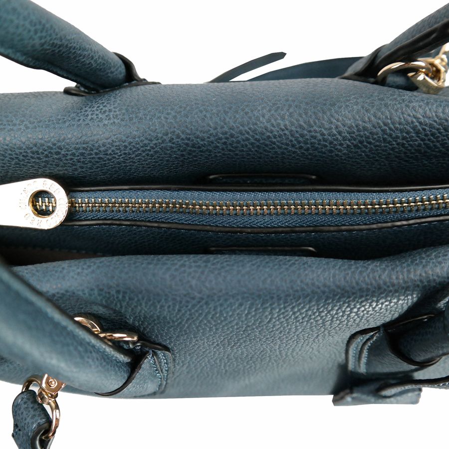 100 Blue 3 Section Shoulder Bag - Bagzone - Supplier of Wholesale ...