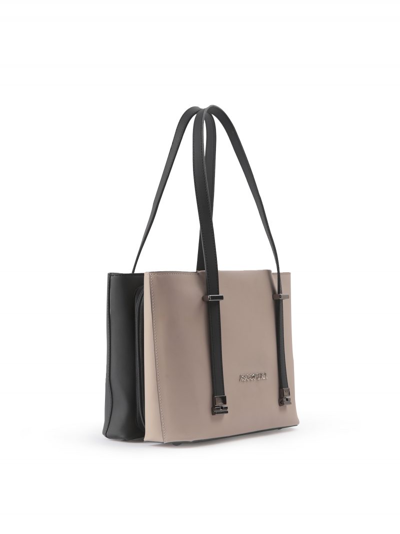 CETERO EBONY BLACK Vegan Leather Handbag - Bagzone - Ascopera Range
