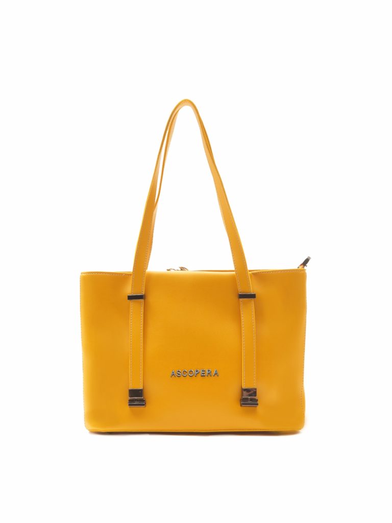 CETERO MUSTARD YELLOW Vegan Leather Handbag - Bagzone - Ascopera Range